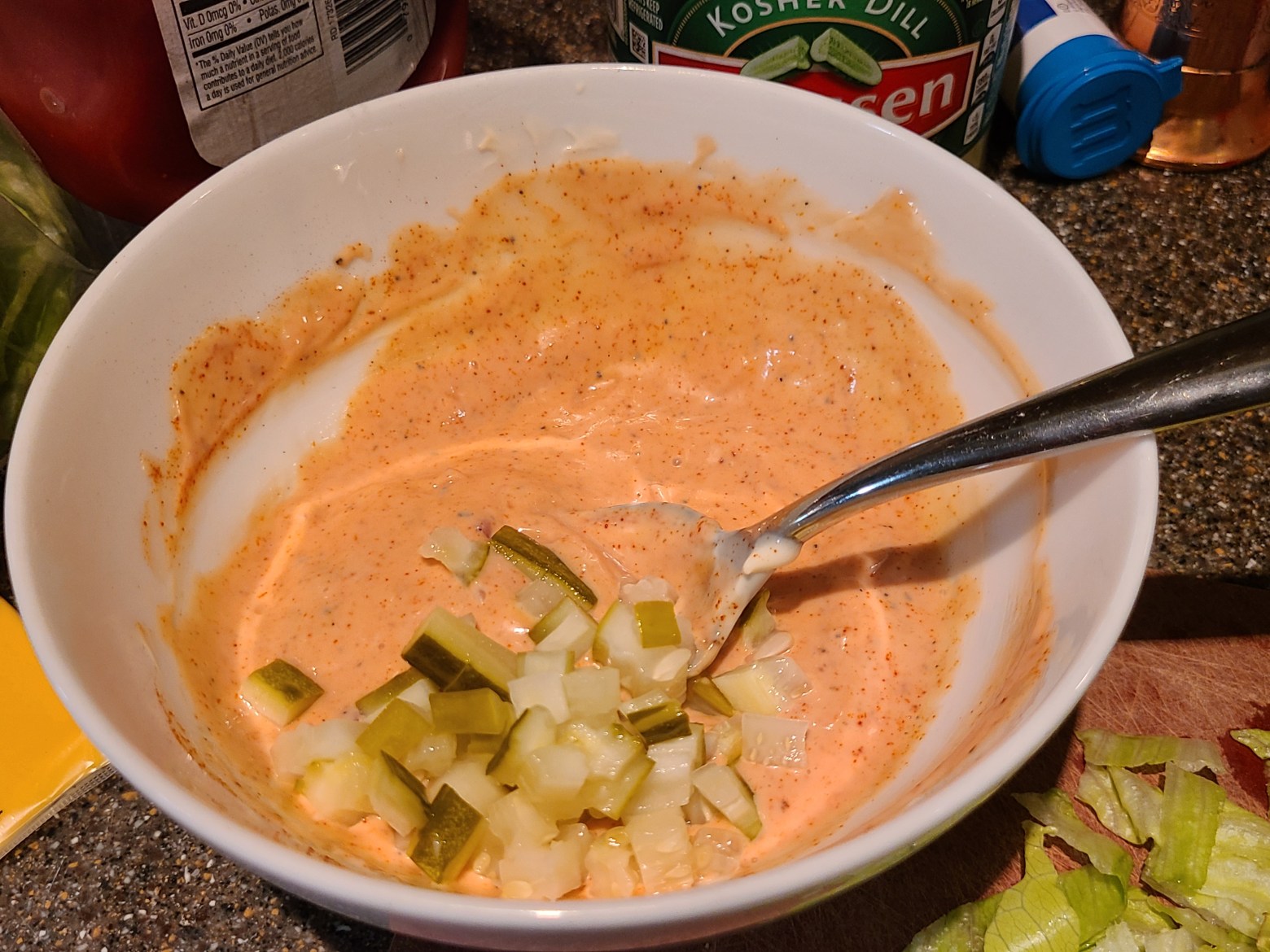 Fancy Sauce (for your smash-burger and fries) – Love, Food & Beer